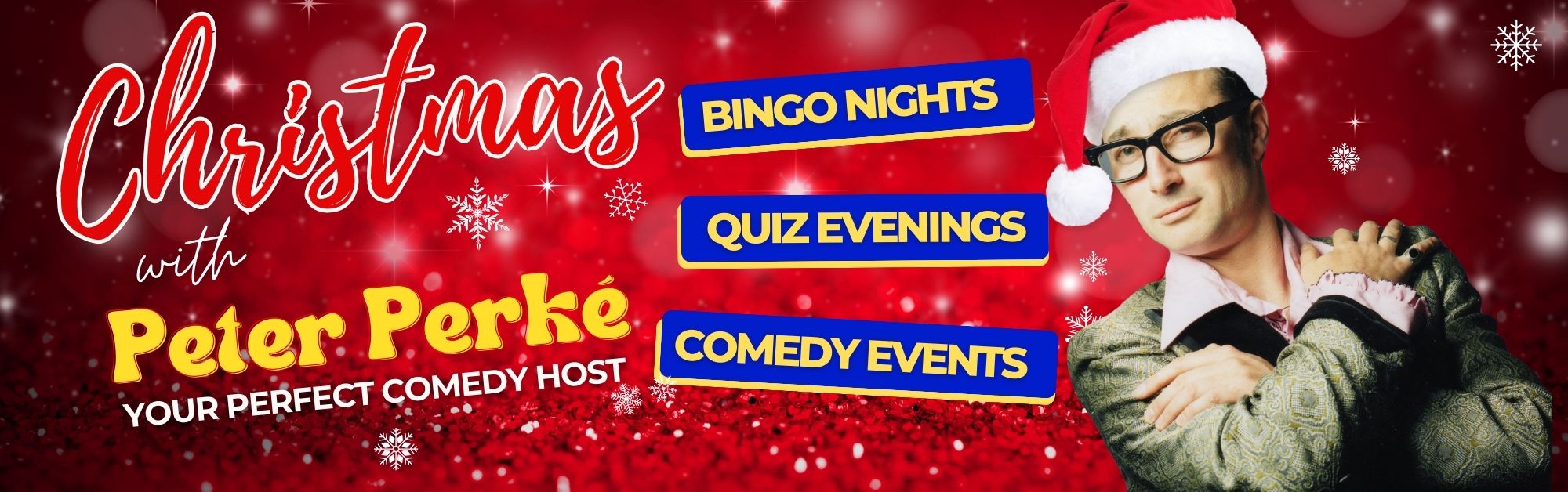 Christmas with Peter Perke – Peter Perke – Comedy Bingo and Quiz Host